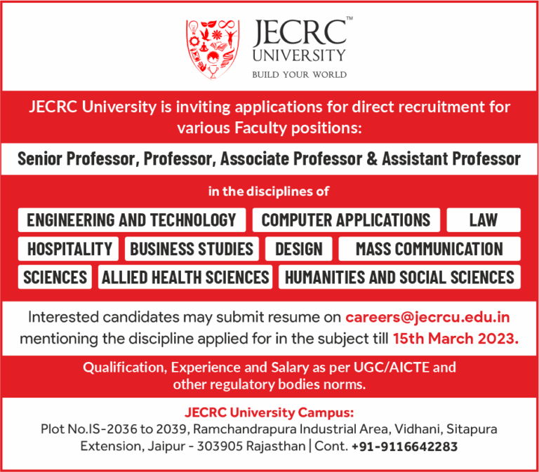 Contact Us | JECRC University