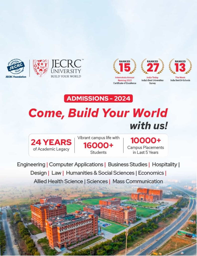 JECRC University - Top Management and Engineering University in Jaipur ...
